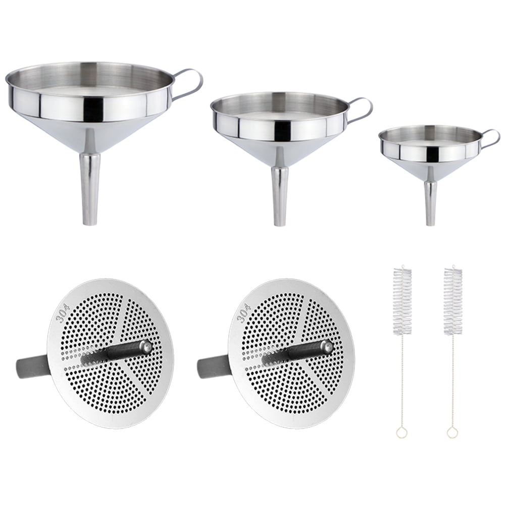 Qiysamall 1 Set Kitchen Funnel Accessories Small Mouth Hopper Filter ...