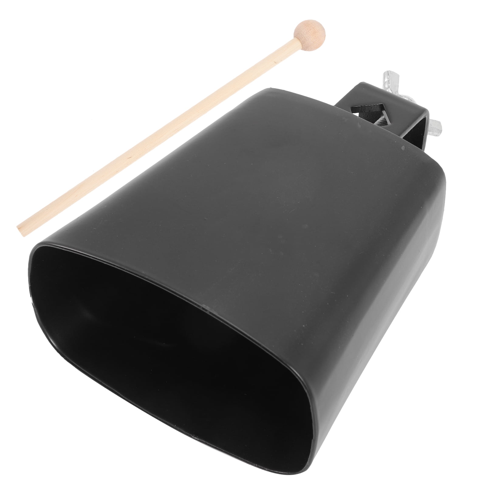 Qiysamall 1 Set Metal Cowbell With Stick Hand Percussion Cowbell Noise ...
