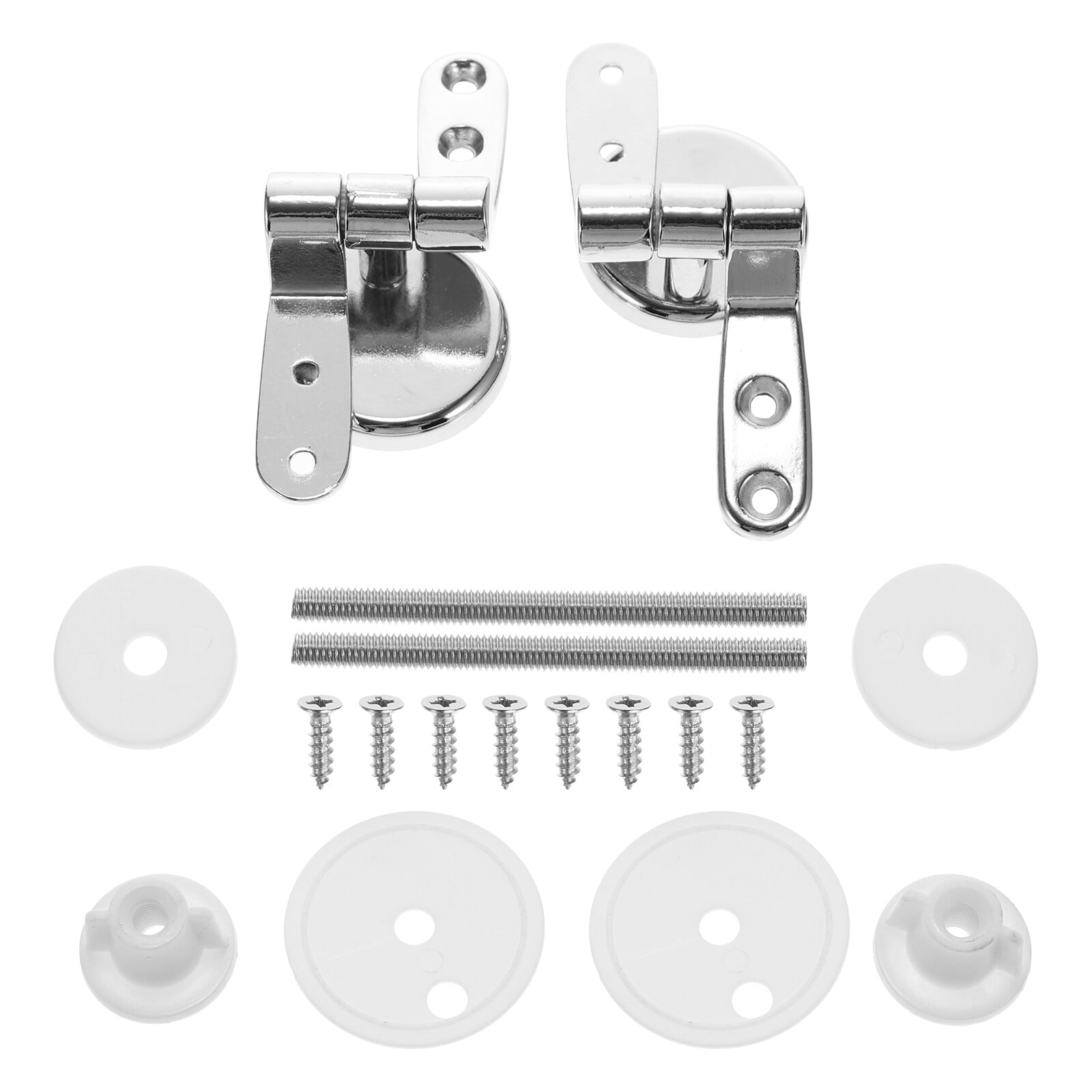 Qiysamall 1 Set Toilet Seat Fittings Toilet Seat Hinges Fixings Hinge Toilet Seat Screw