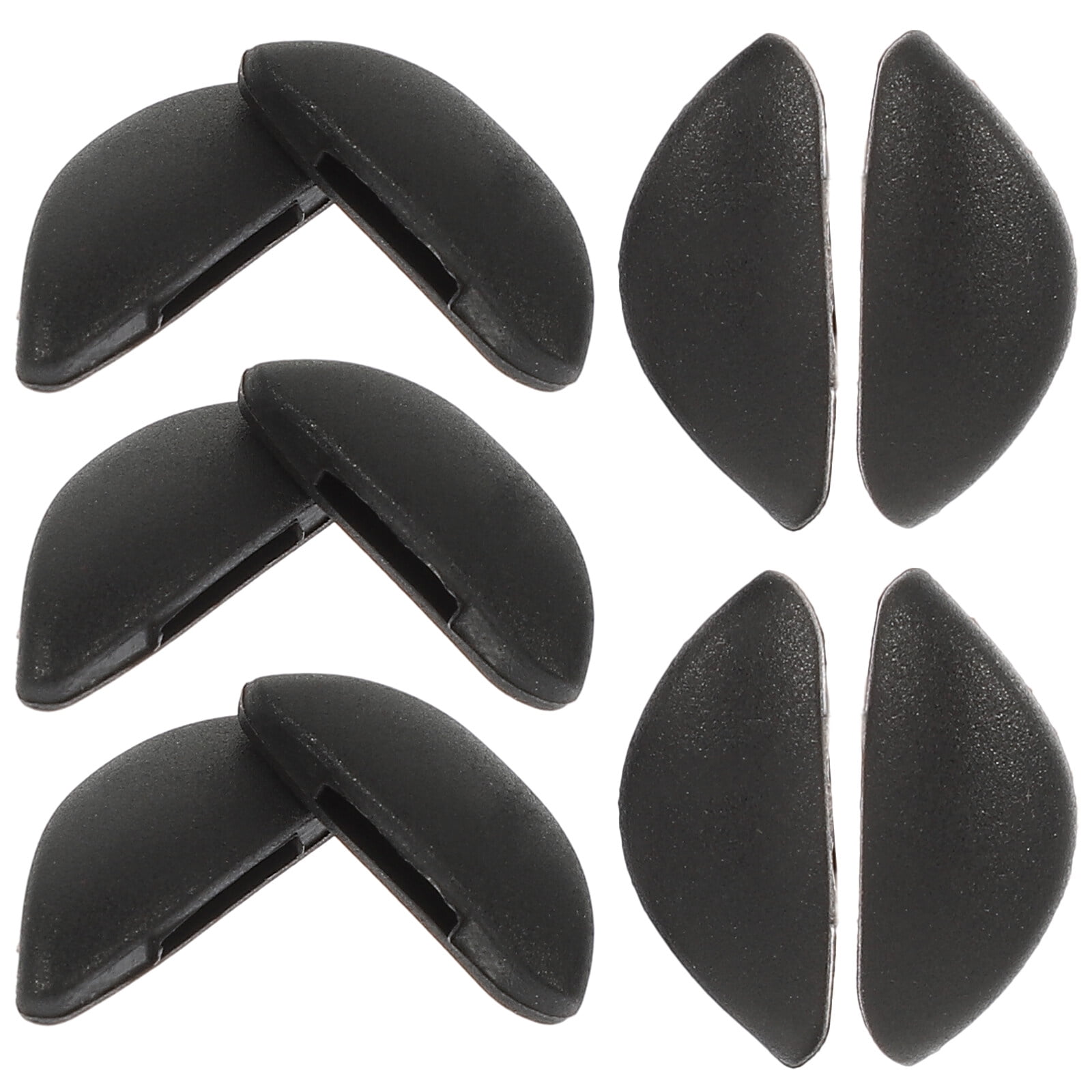 Qiysamall 10 Pairs Of Eyeglass Nose Pads Silicone Nose Pads For Glasses Anti Slip Glasses Nose