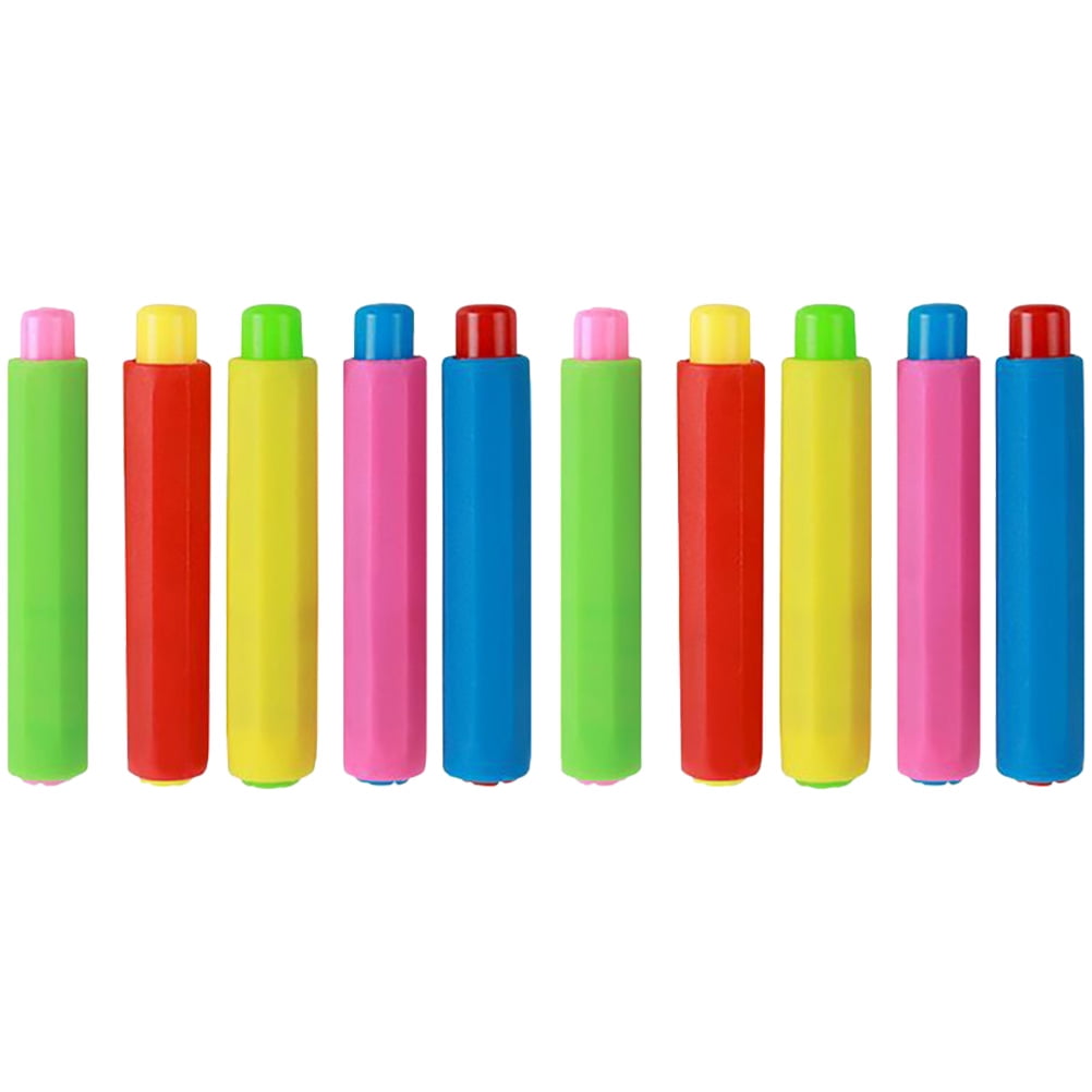 Qiysamall 10Pcs Chalk Clip Holder Plastic Water-soluble Chalk Holders ...