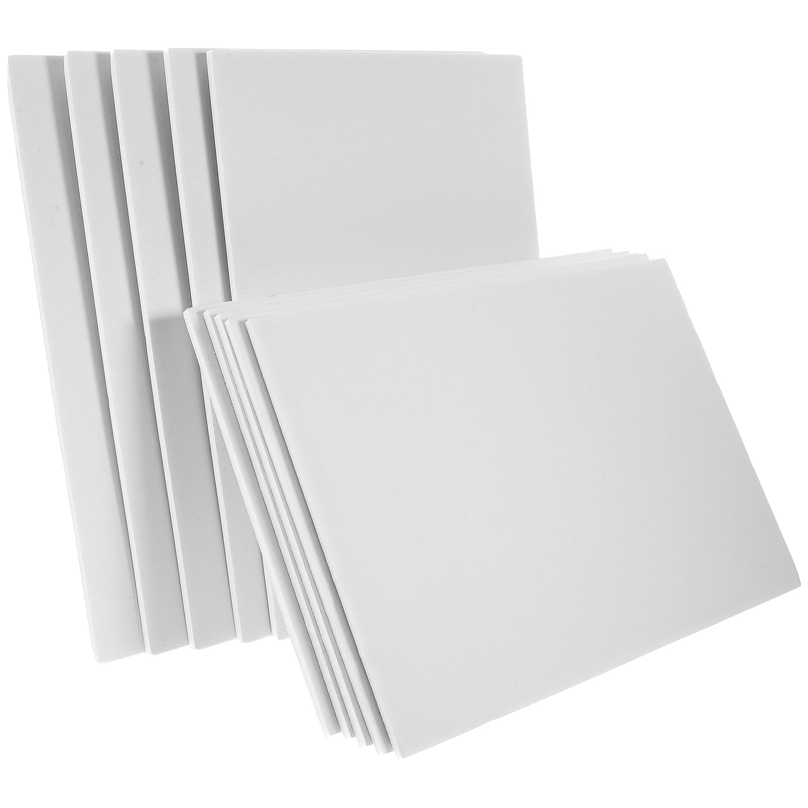 WRITWAA 10Pcs Illustration Board Blank Foam Sheets White for Crafts Use ...