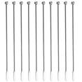 Qiysamall 10Pcs Metal Stirrer Coffee Stirring Stick Cocktail Swizzle ...