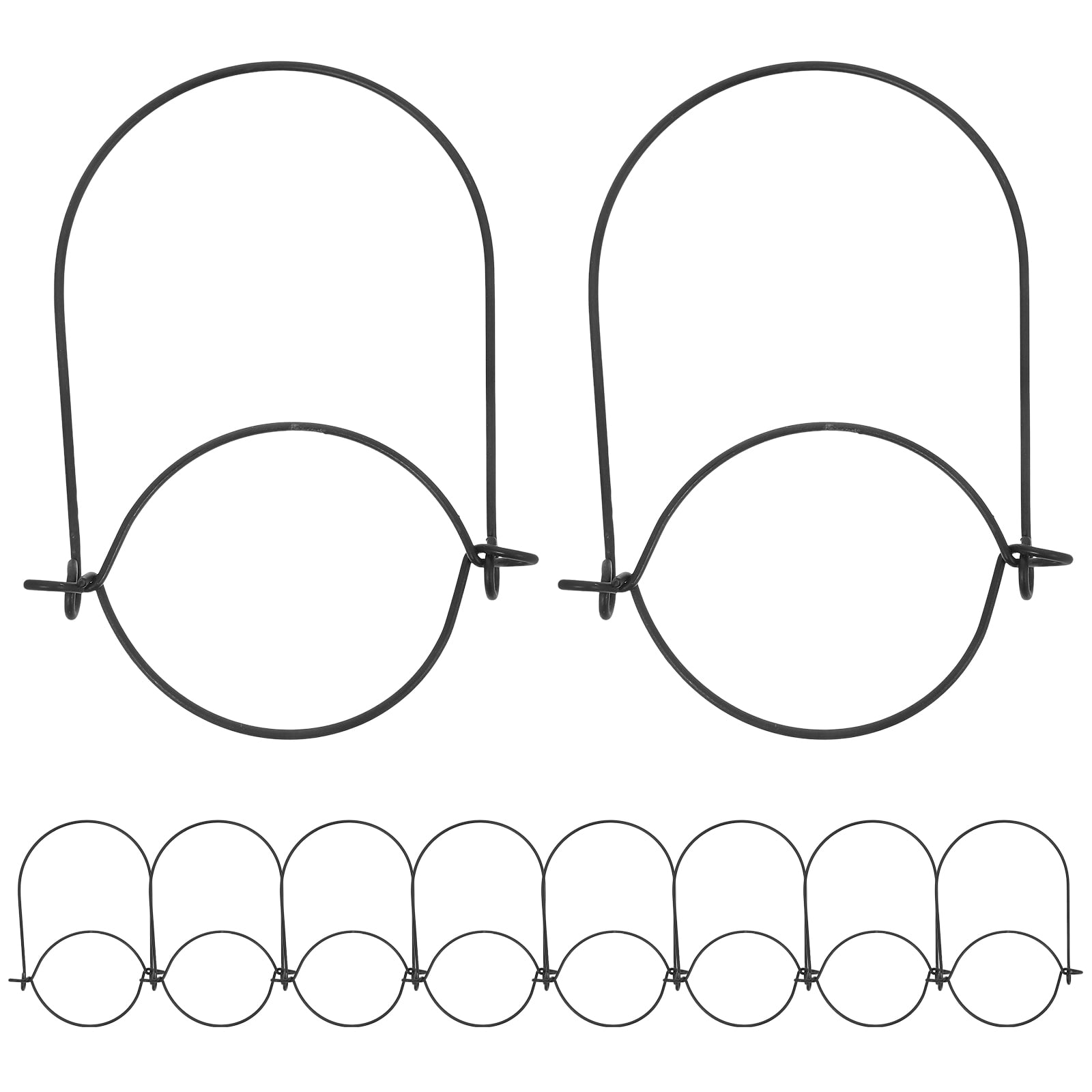 Qiysamall 10pcs Mason Jar Wire Hangers Stainless Steel Wire Handles Jar ...