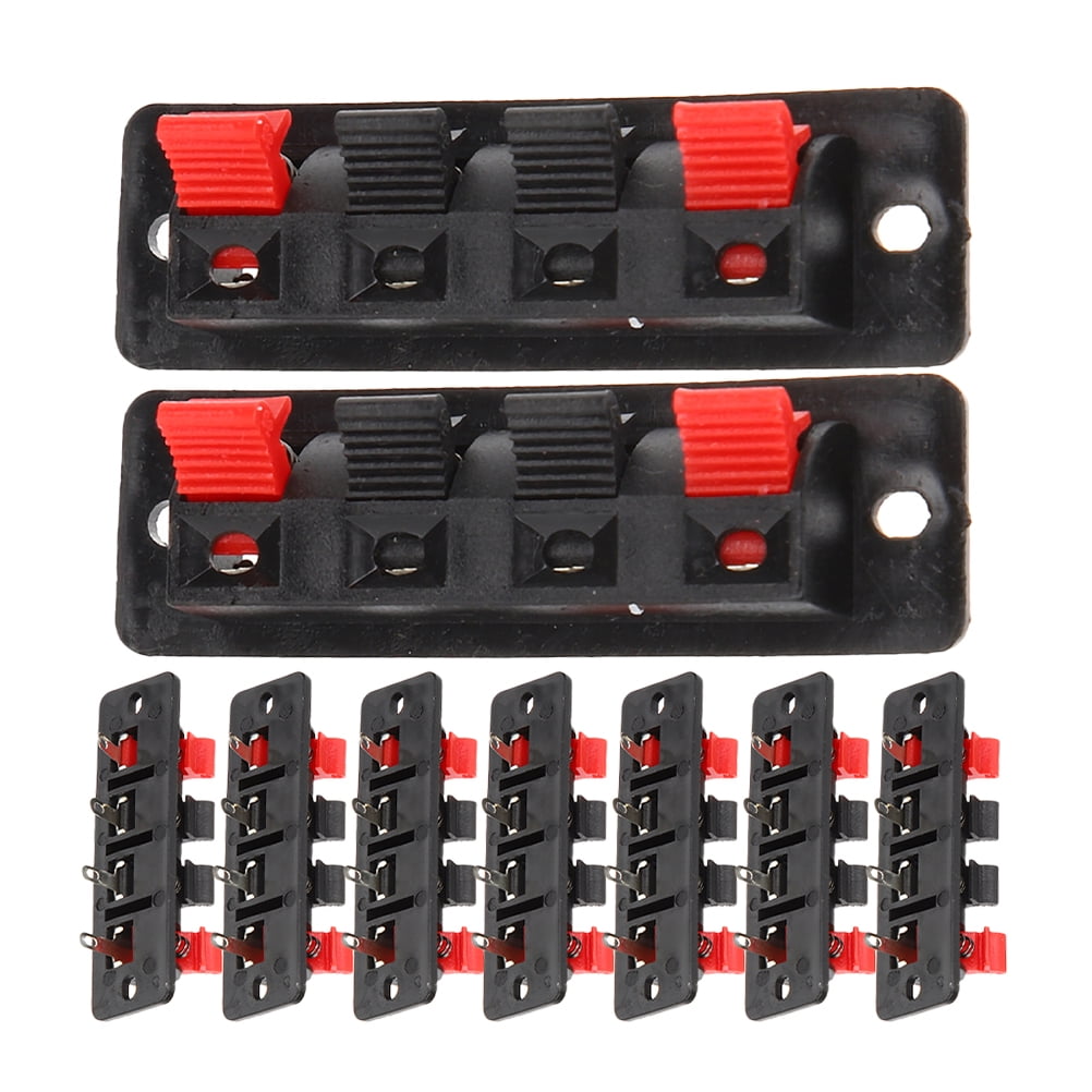 Speaker Terminal Blocks Pro Bamboo 10-Pack Amplifier Terminal ...