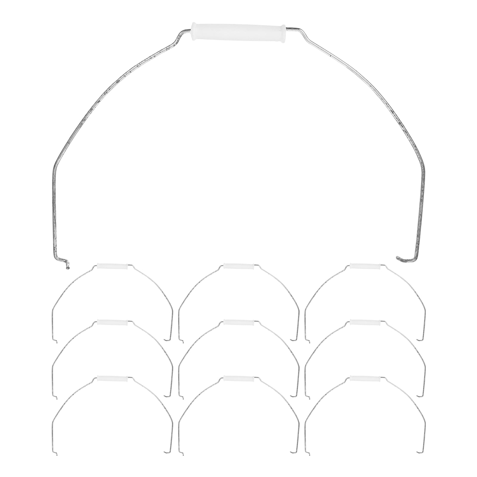 KALLORY Metal Bucket Handle Grip 10pcs Replacement for Household Pails ...