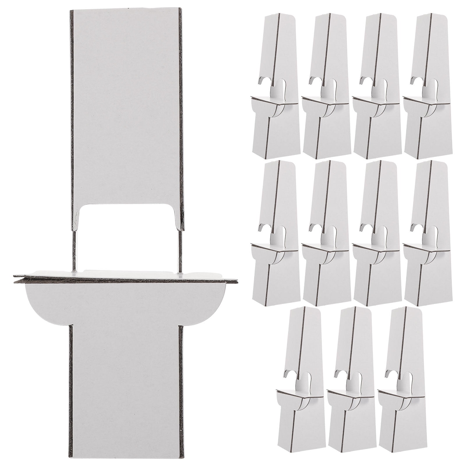 Qiysamall 12pcs Cardboard Poster Easel Stand Cardboard Display Stand ...