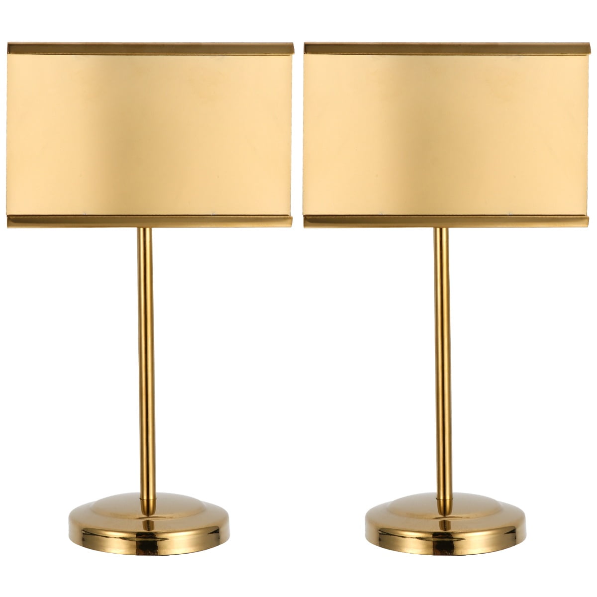 WRITWAA Golden Stainless Steel Menu Holder Stand for Wedding Party ...
