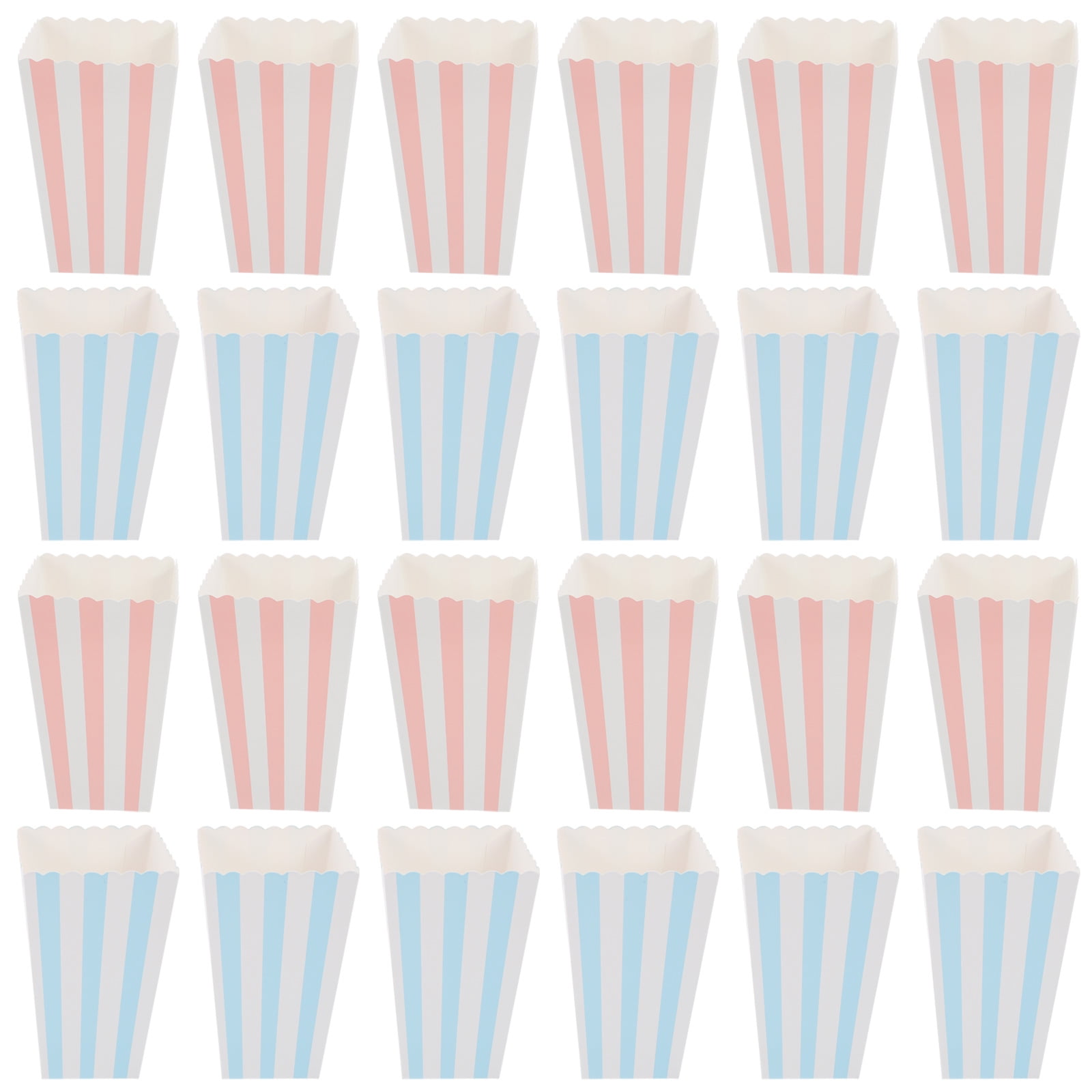 Qiysamall 24pcs Theater Popcorn Buckets Party Popcorn Containers Movie ...