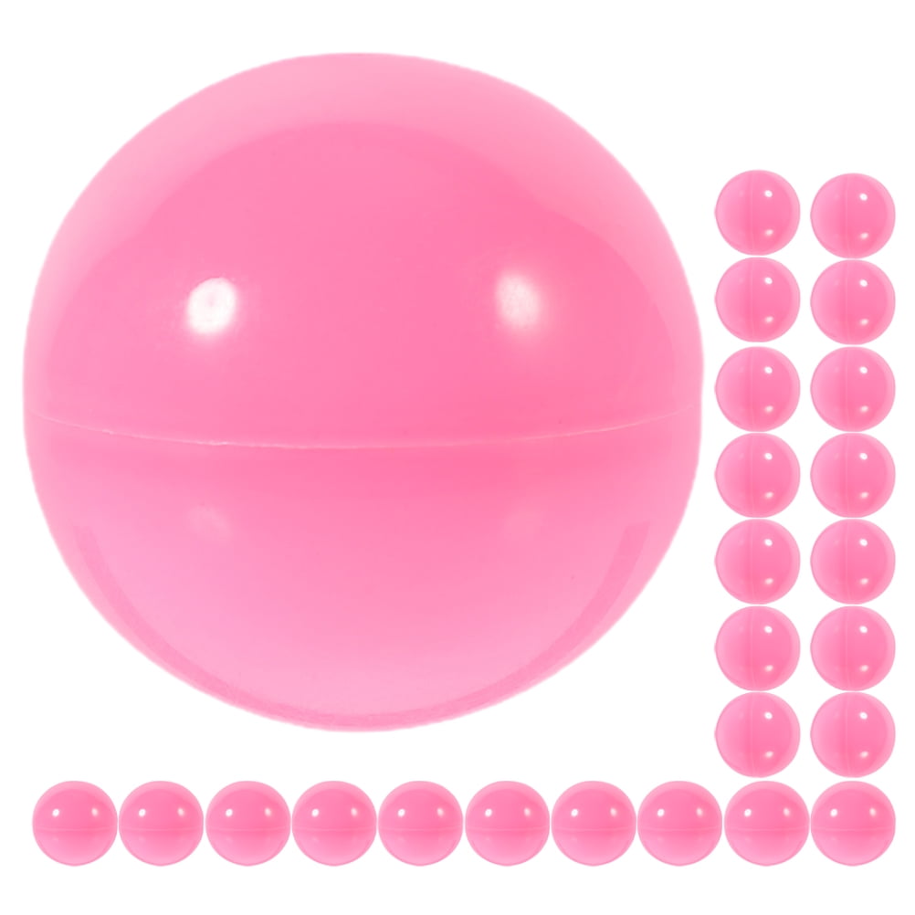 25pcs Pink Raffle Balls 1.57 Inch PVC Openable Capsule Number Bingo ...