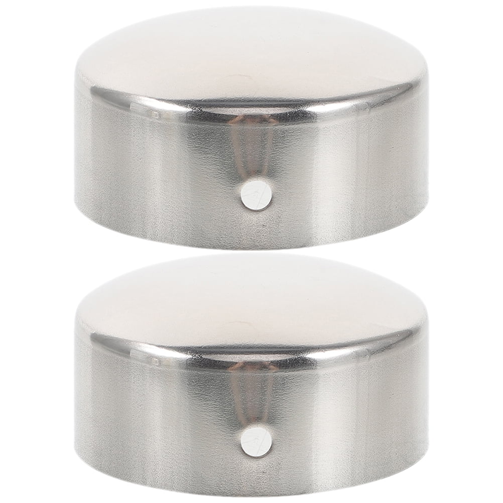 Qiysamall 2pcs Handrail End Caps Stainless Steel Stair Handrail Sealing ...