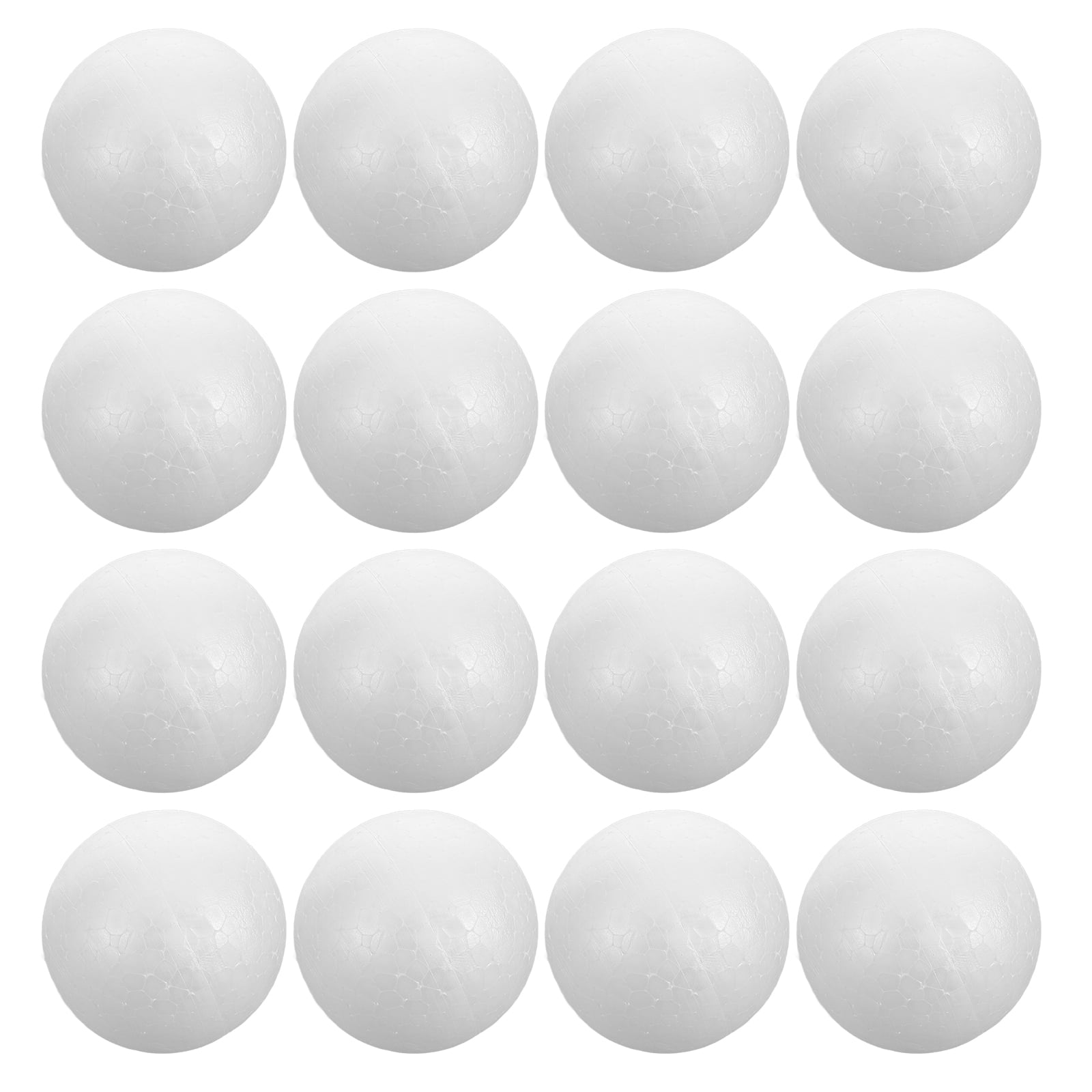 Qiysamall 36pcs 6.3cm Balls for Craft White Balls Round Polystyrene ...