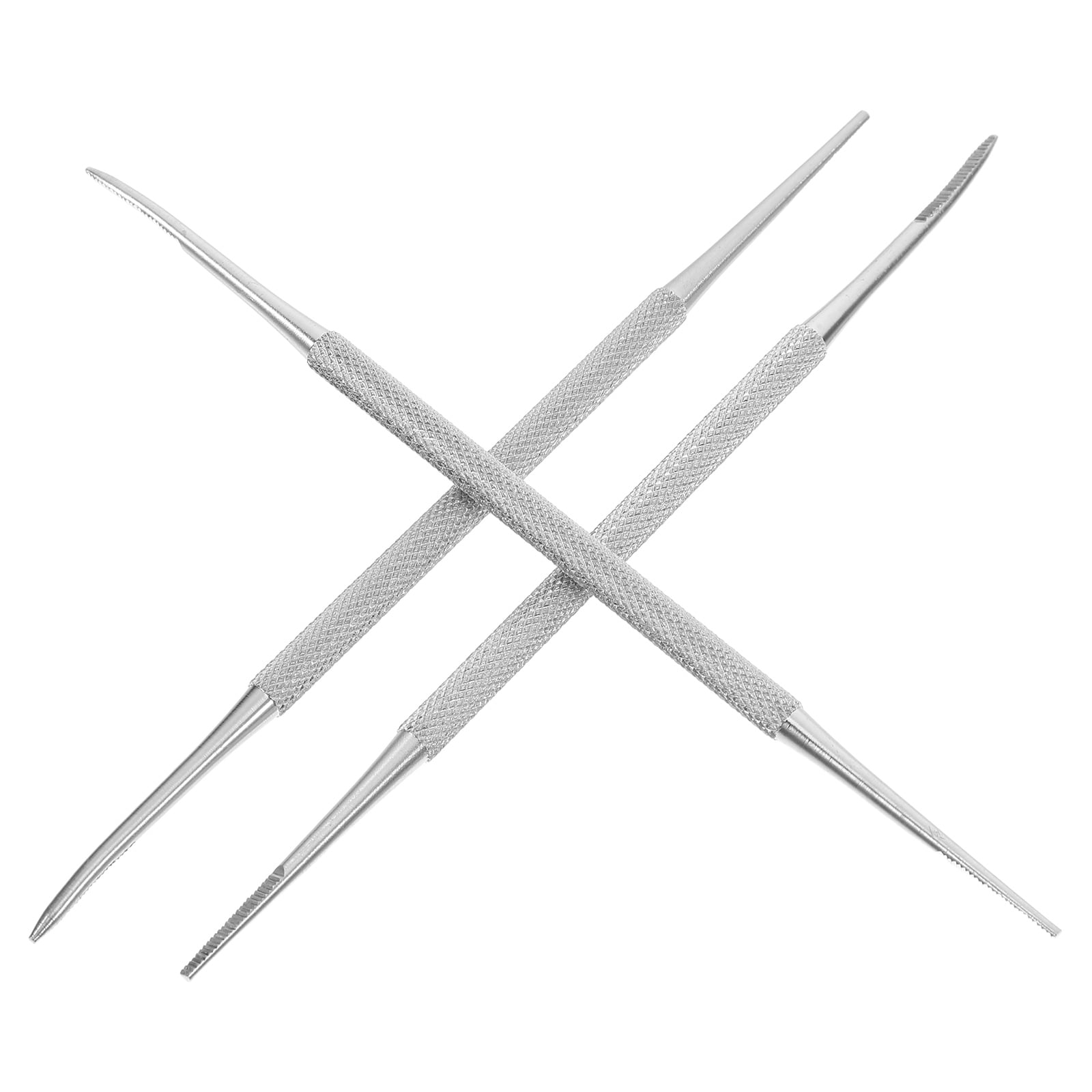 Qiysamall 3PCS Stainless Steel Toenail Nail Cleaners Double-Side ...