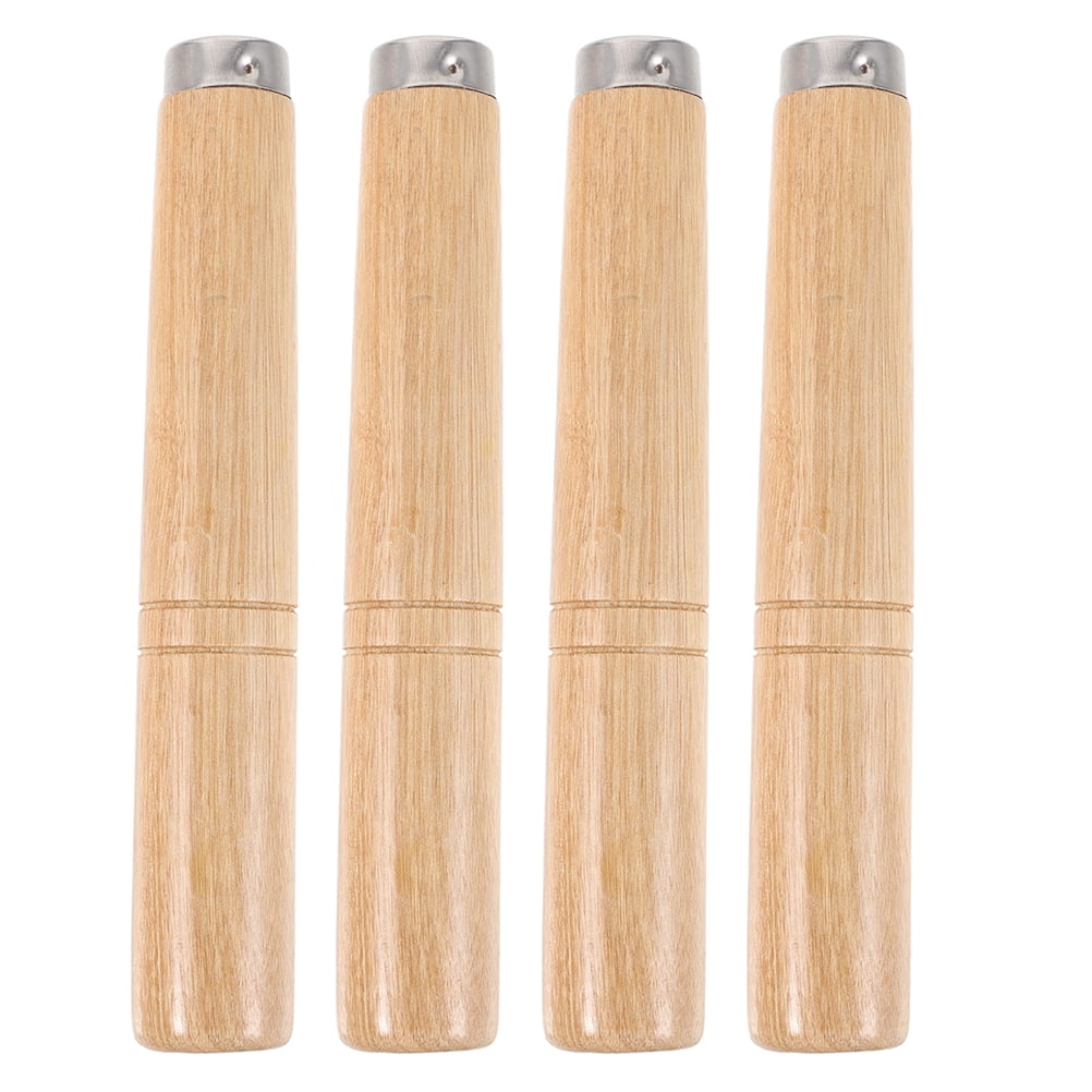 Qiysamall 3pcs Solid Wood Detachable Handles For Spatula Wood ...
