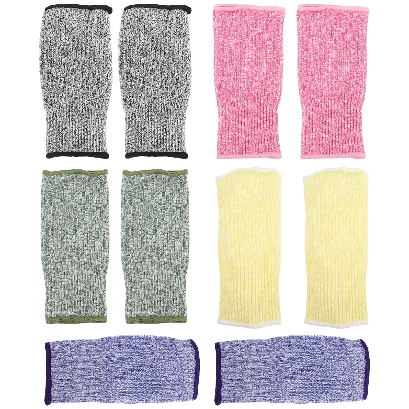 Qiysamall 5 Pairs Cut Proof Arm Sleeve Forearm Protection Sleeves Arm ...