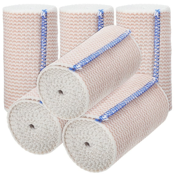 Qiysamall 6 Rolls Bandage Wrap Ace Wrap Elastic Bandage Wraps Self ...