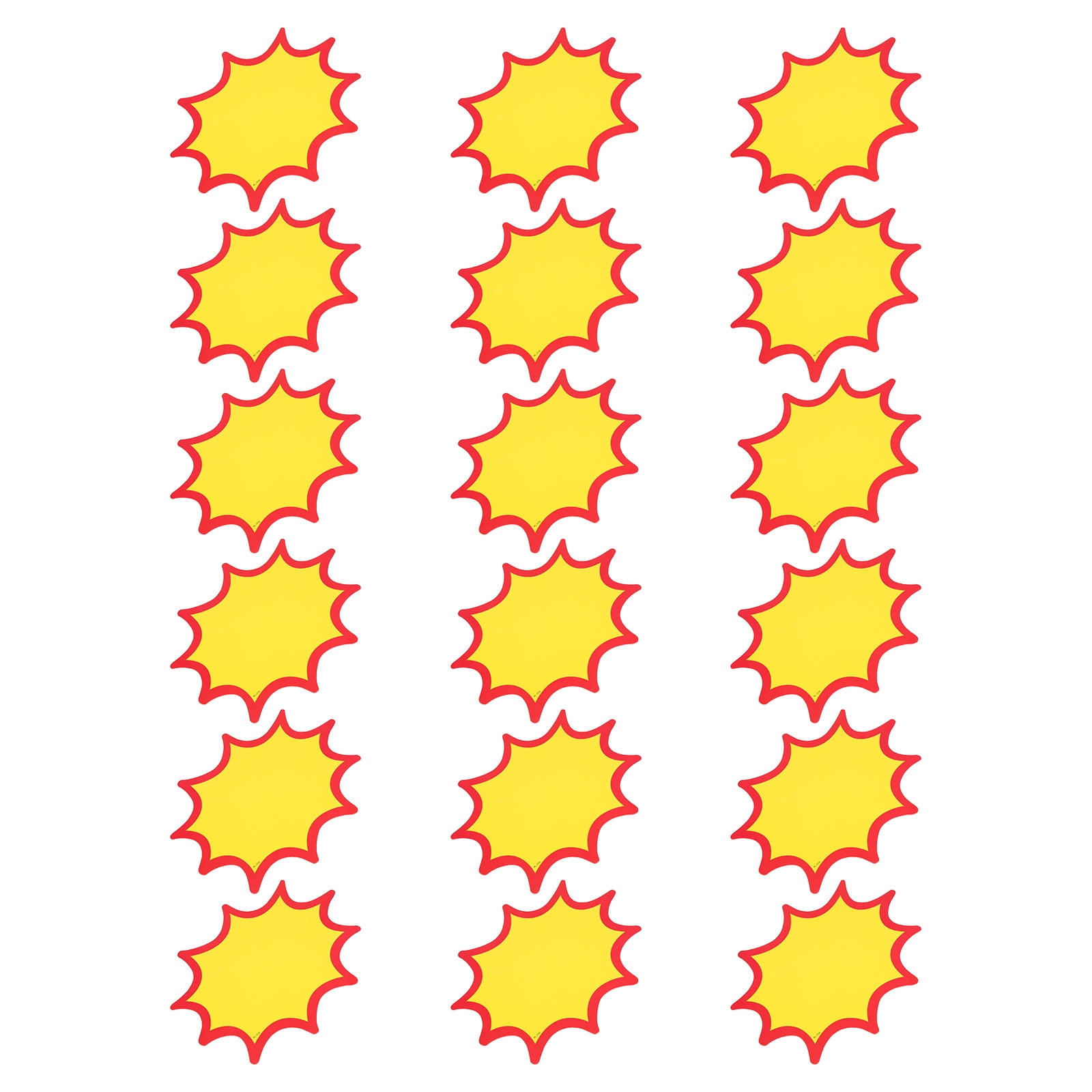 Qiysamall 60 Pcs Promotional Paper Stickers Yard Sale Signs Price Tags ...