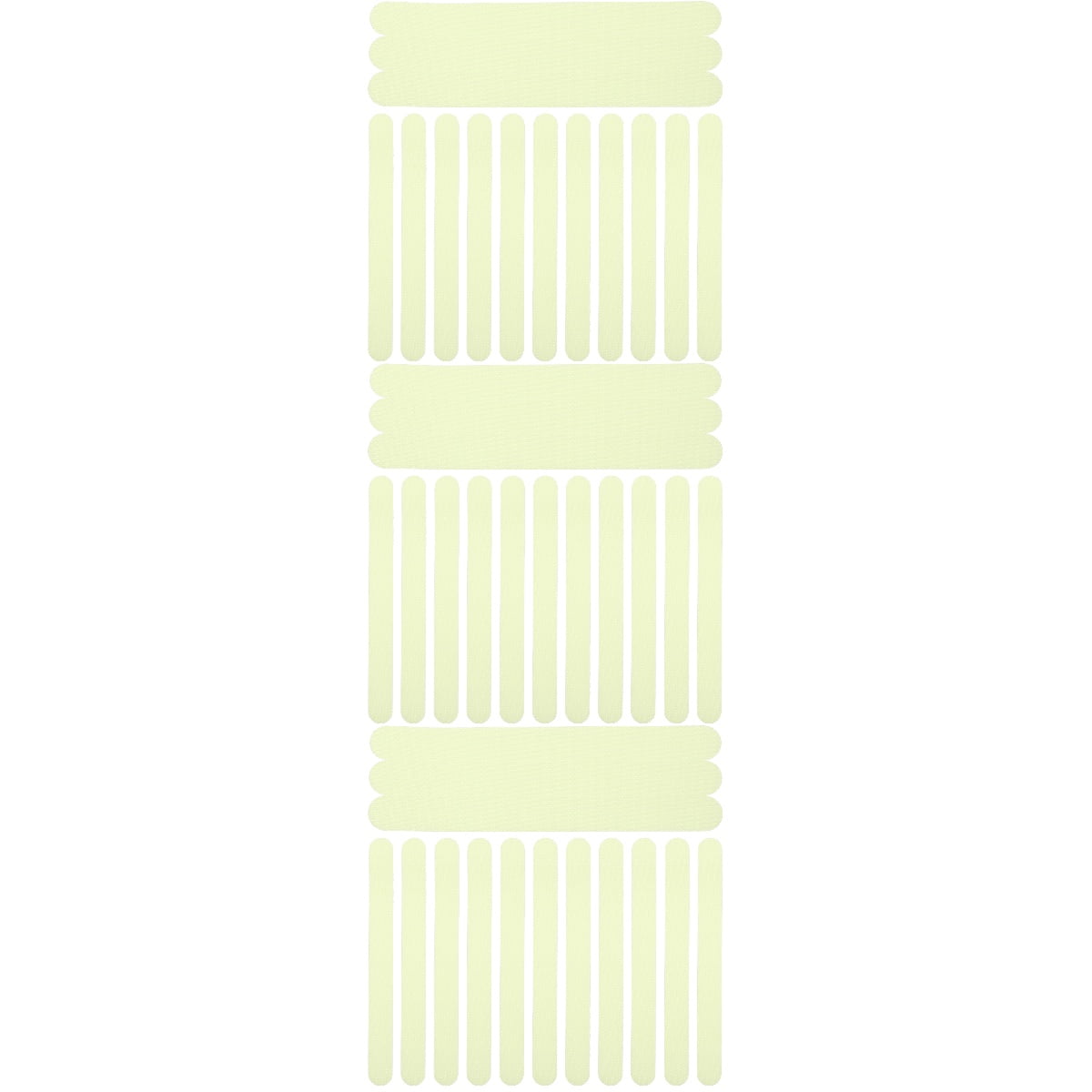 Qiysamall 72 Pcs Anti-slip Strip Ladder Treads Non Stickers Fluorescent ...