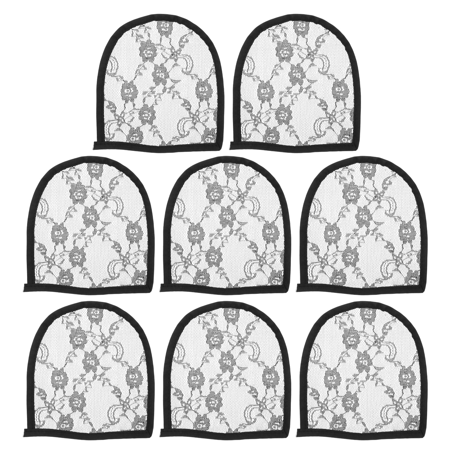 Qiysamall 8pcs Crochet Wig Net Set Wig Making Accessory Diy Hair ...