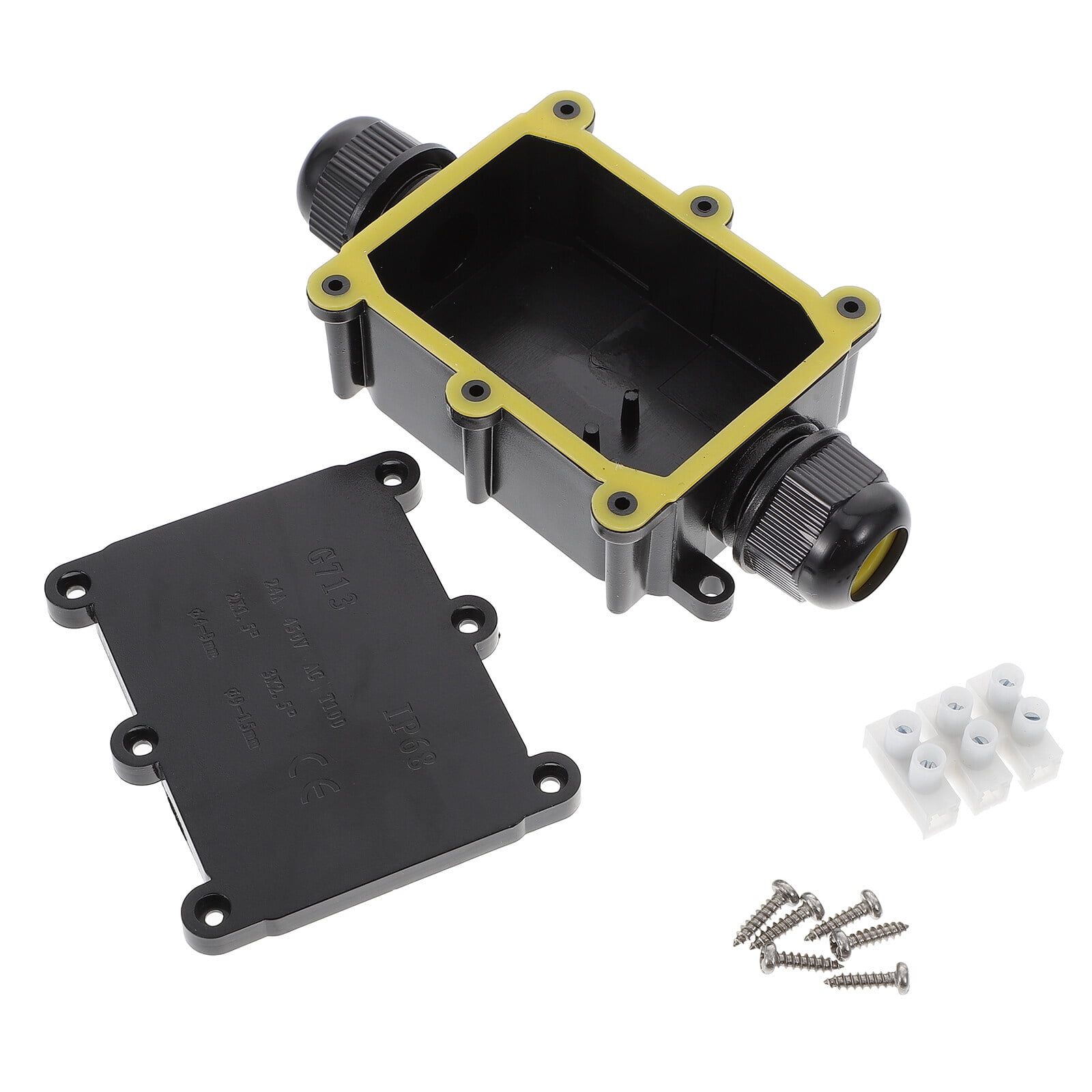 Qiysamall Electric Power Cord Boxes Waterproof Electrical Junction Box ...