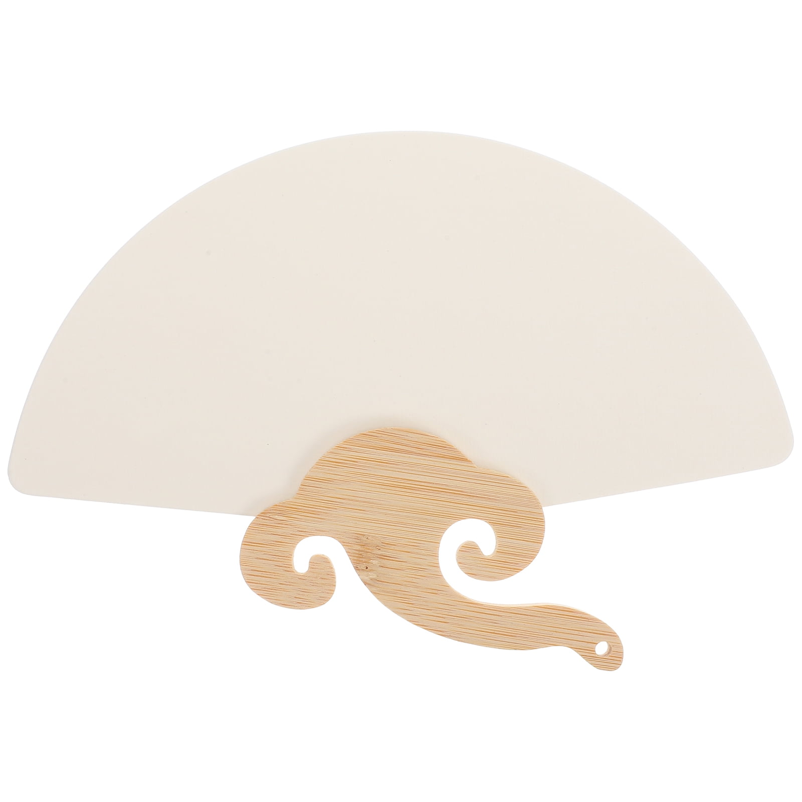 KALLORY Bulk Hand Fans For Church Hand Fan Beige 1Pack - Walmart.com