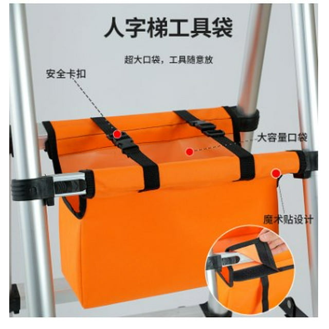 Qiysamall Ladder Tool Bag Organizer Cloth Pouch For Tool Storage ...