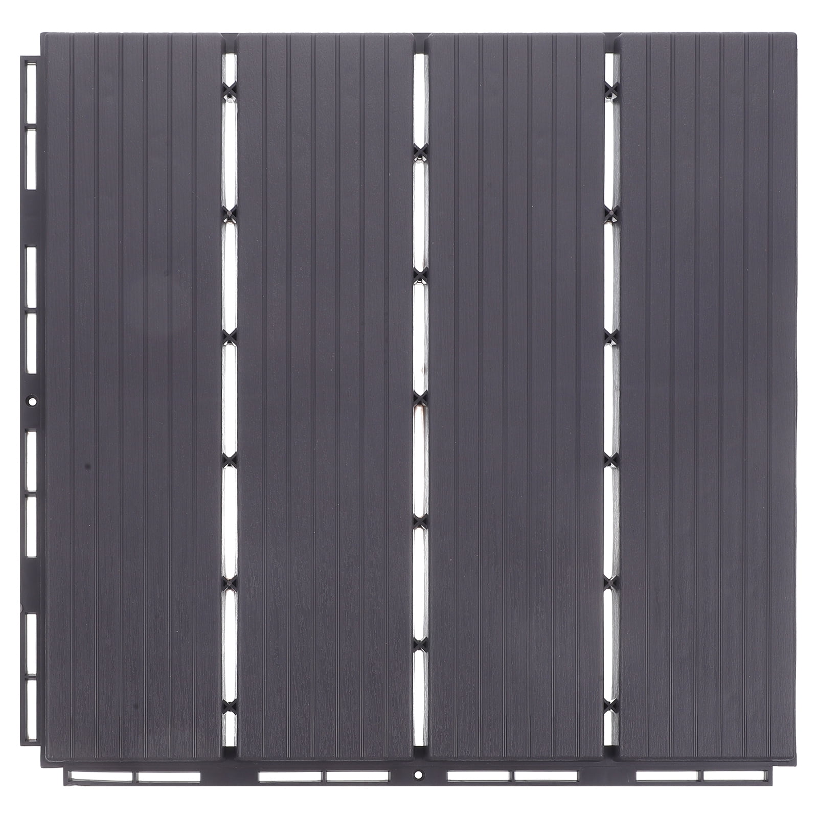 Qiysamall Plastic Interlocking Deck Tile Patio Deck Tile Waterproof ...