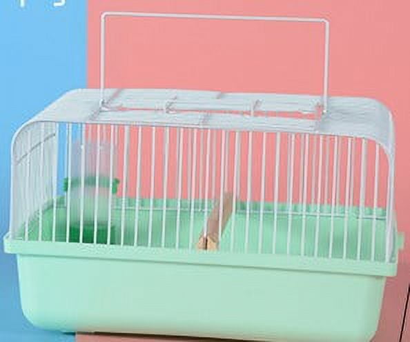 Portable Birdcage Parrot Cage Parakeet Travel Cage Bird Carrier Small ...