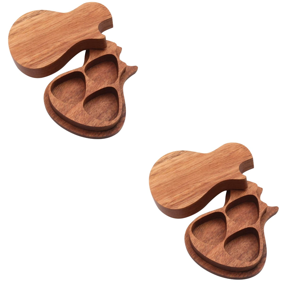 Qiysamall Set of 2 Guitar Pick Case Accessories Electric Picks Mini ...