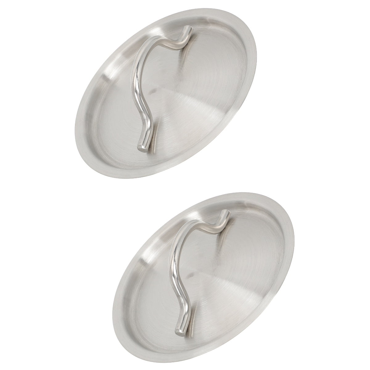 Qiysamall Set of 2 Stainless Steel Metal Lids for Seasoning Pots and ...