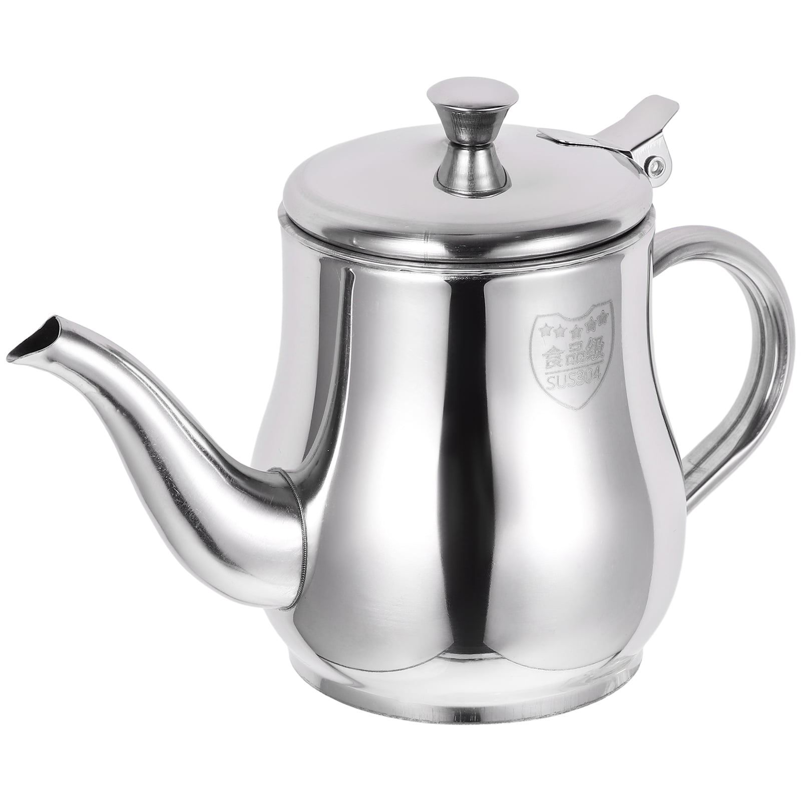 Qiysamall Set of 2 Stainless Steel Oil Pot Bacon up Metal Container ...