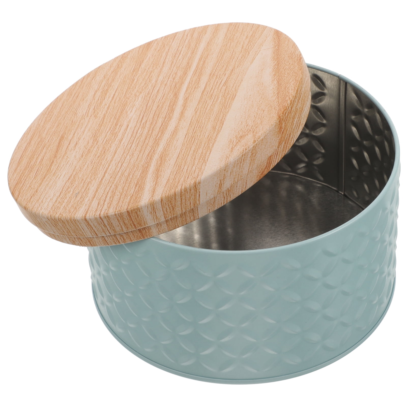 Qiysamall Simple Iron Cookie Case Biscuits Treat Box Small Gift Storage ...