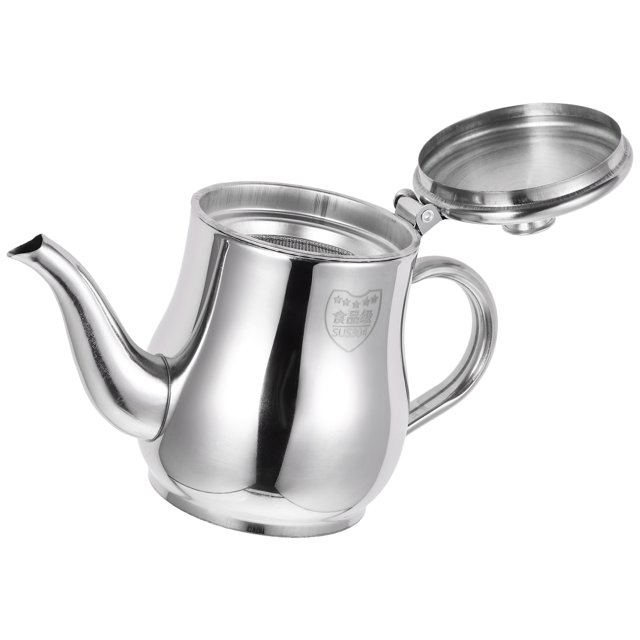 Qiysamall Stainless Steel Oil Pot Grease Strainer and Container Oil ...