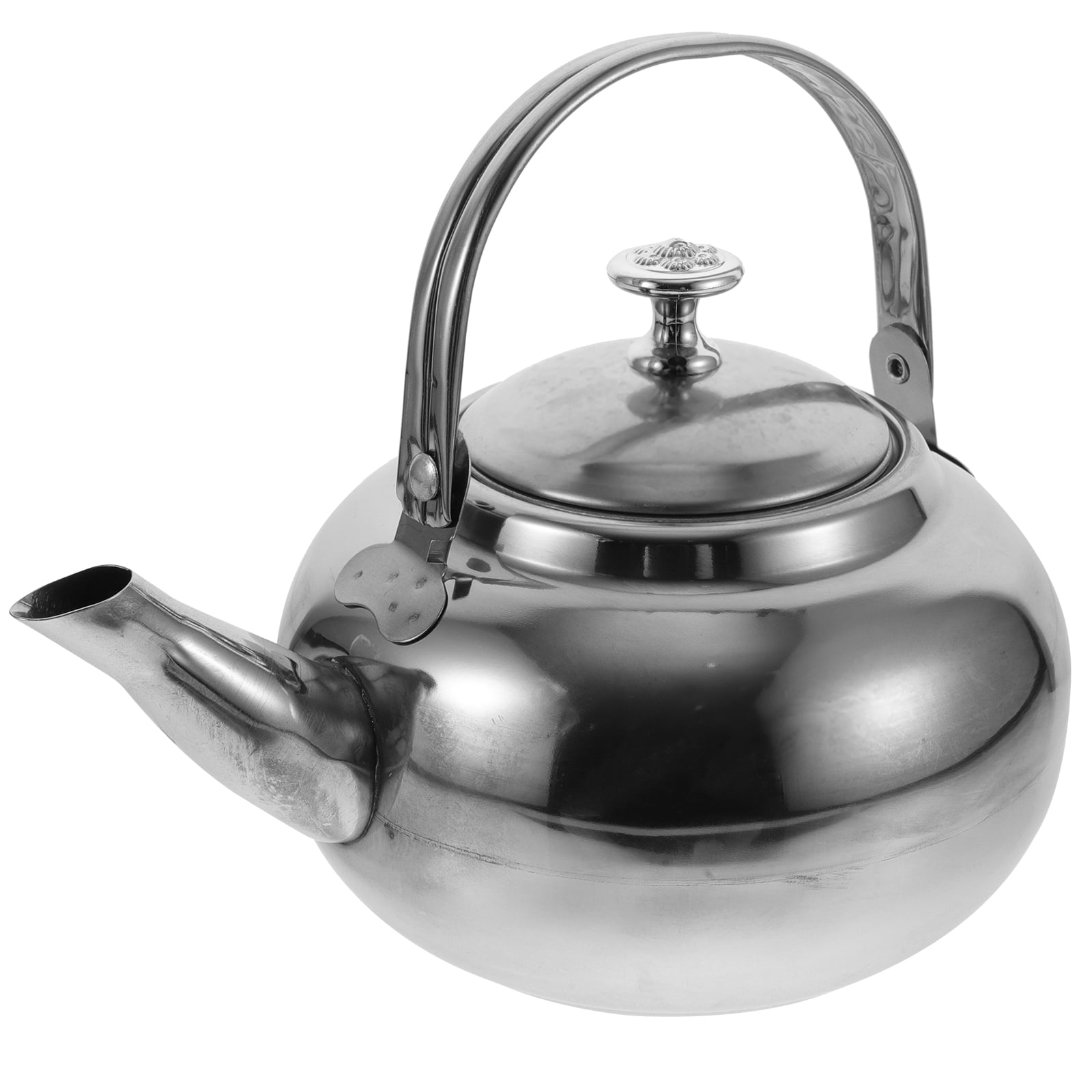 Qiysamall Stainless Steel Whistling Tea Kettle Stovetop Tea Pot Fast ...