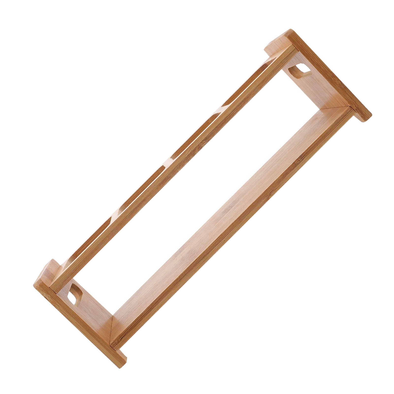 Qiysamall Storage Shelves Wood Seasoning Rack Condiment Bottle Shelf ...