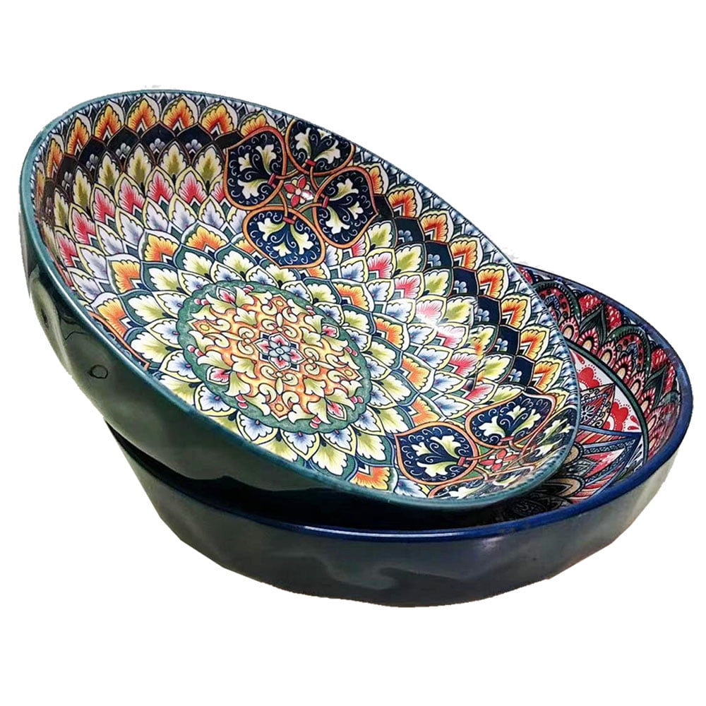 Qlans Large Serving Bowls, 75 oz 10.5 Inch Big Salad Bowl, Big Pasta ...