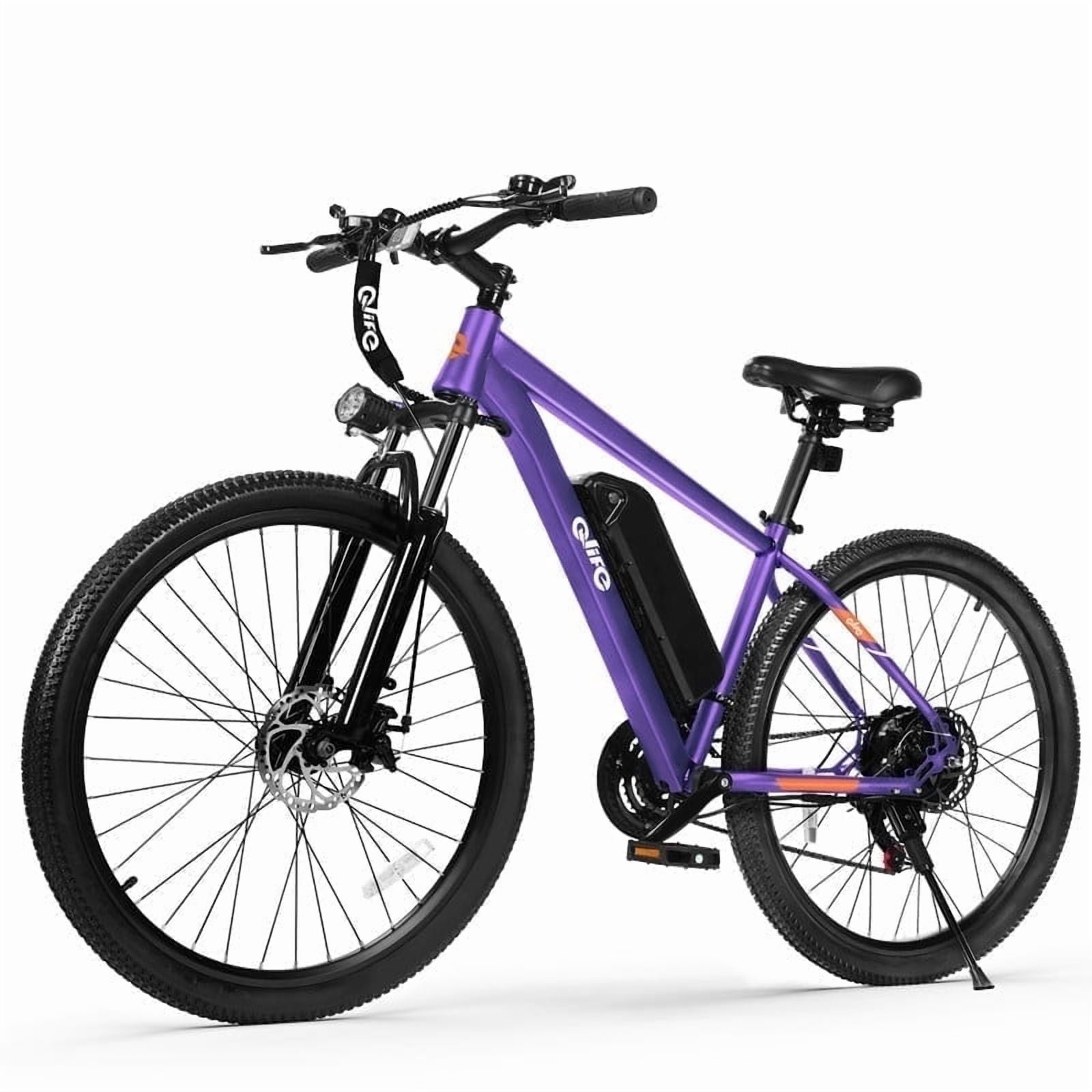 Qlife Electric Bike for Adults - 21-Speed Mountain Lightweight Ebike ...