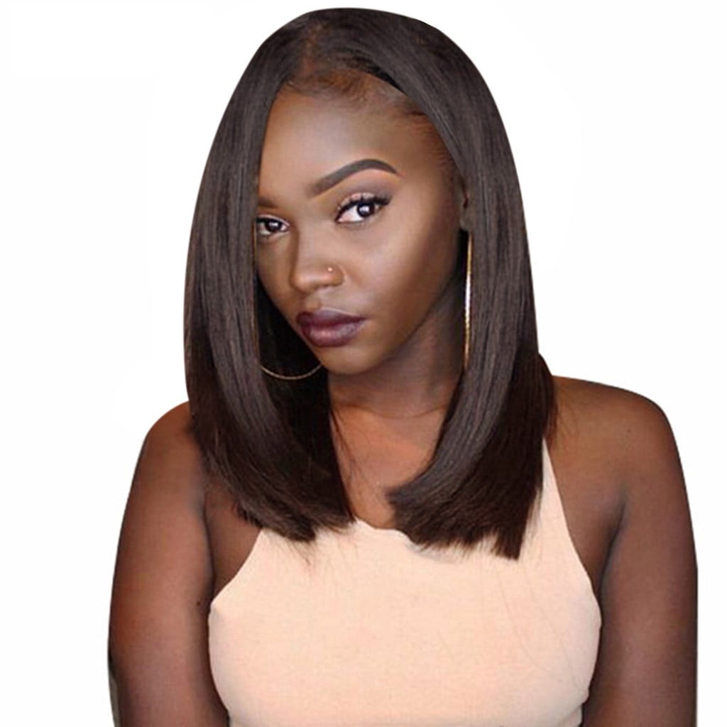 Qliuoazw Women's Fashion Wig Brown Synthetic Hair Long Wigs Curly Wig ...