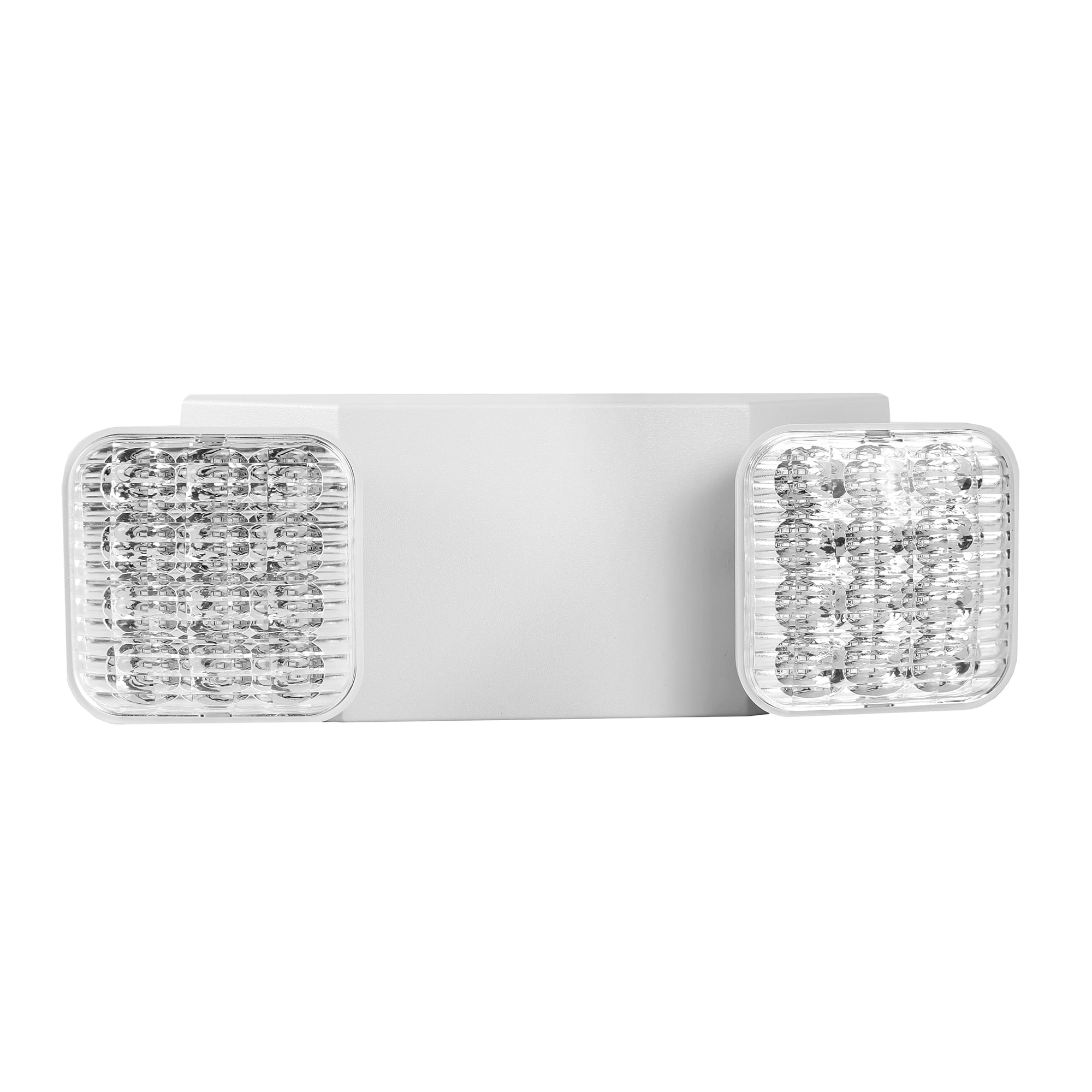 Qllite LED Emergency Light, Dual Adjustable Lamp Heads, 90-Min Battery ...