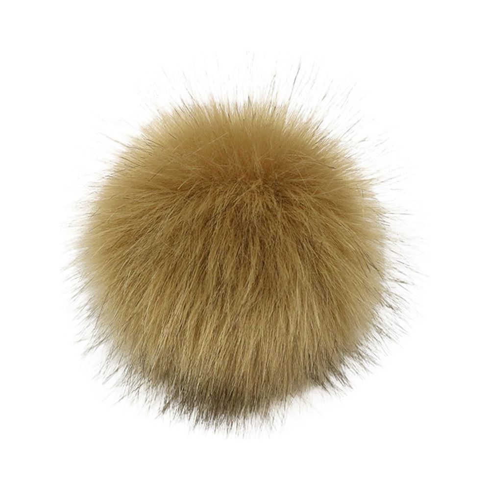 Qlueeu Clearance Fur Collar DIY Knitting Hats Accessires-Faux Fake Fur ...