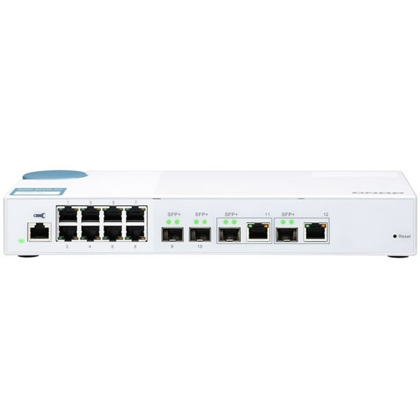 Qnap QSW-M408-2C-US Web Managed Entry-level 10GbE Layer 2 Web Managed ...