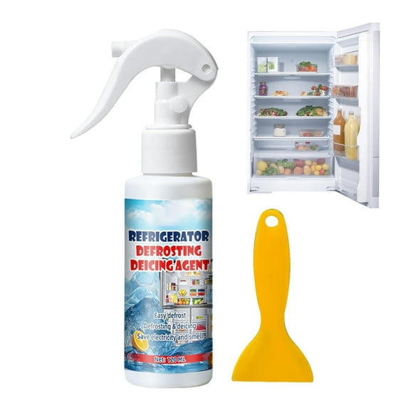 Qnjujn Cooler Freezer Cleaner Spray Food Safe Defrost Cleaner, Removes ...