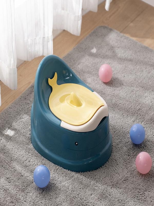 Qnjujn Easy-Clean Toddler Toilet Training Potty Chair with Built-in ...