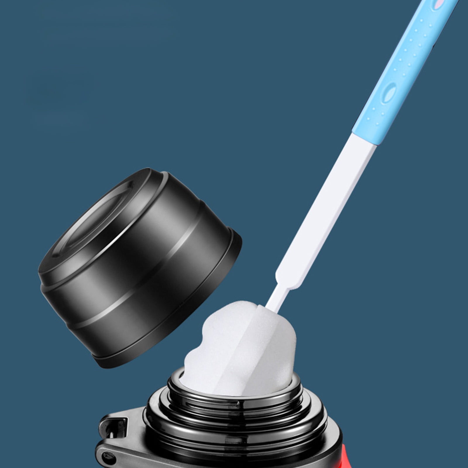 Qnjujn Extended Bottle Cleaning Brush with Long Handle, Flexible Jug ...