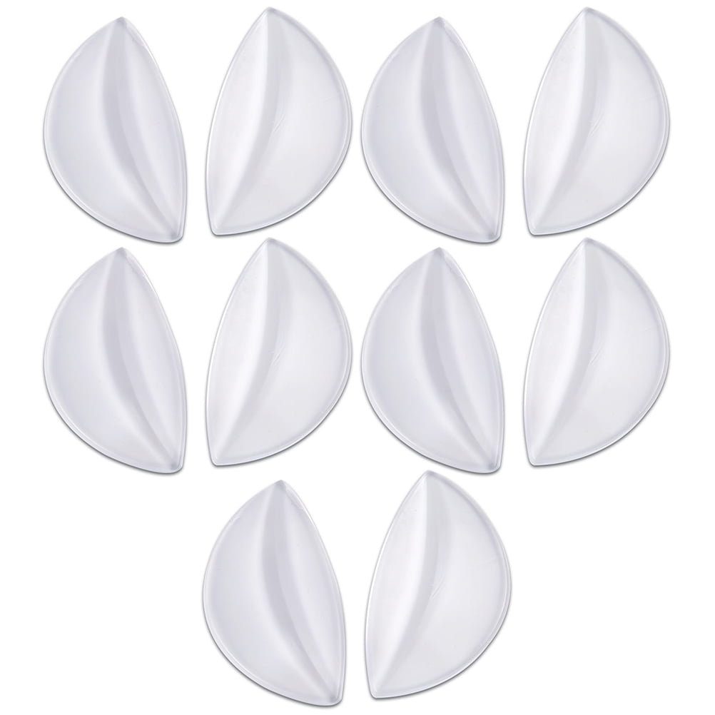 Qnmwood 10 Pairs Silicone Arch Support Foot Pads for Plantar Fasciitis ...