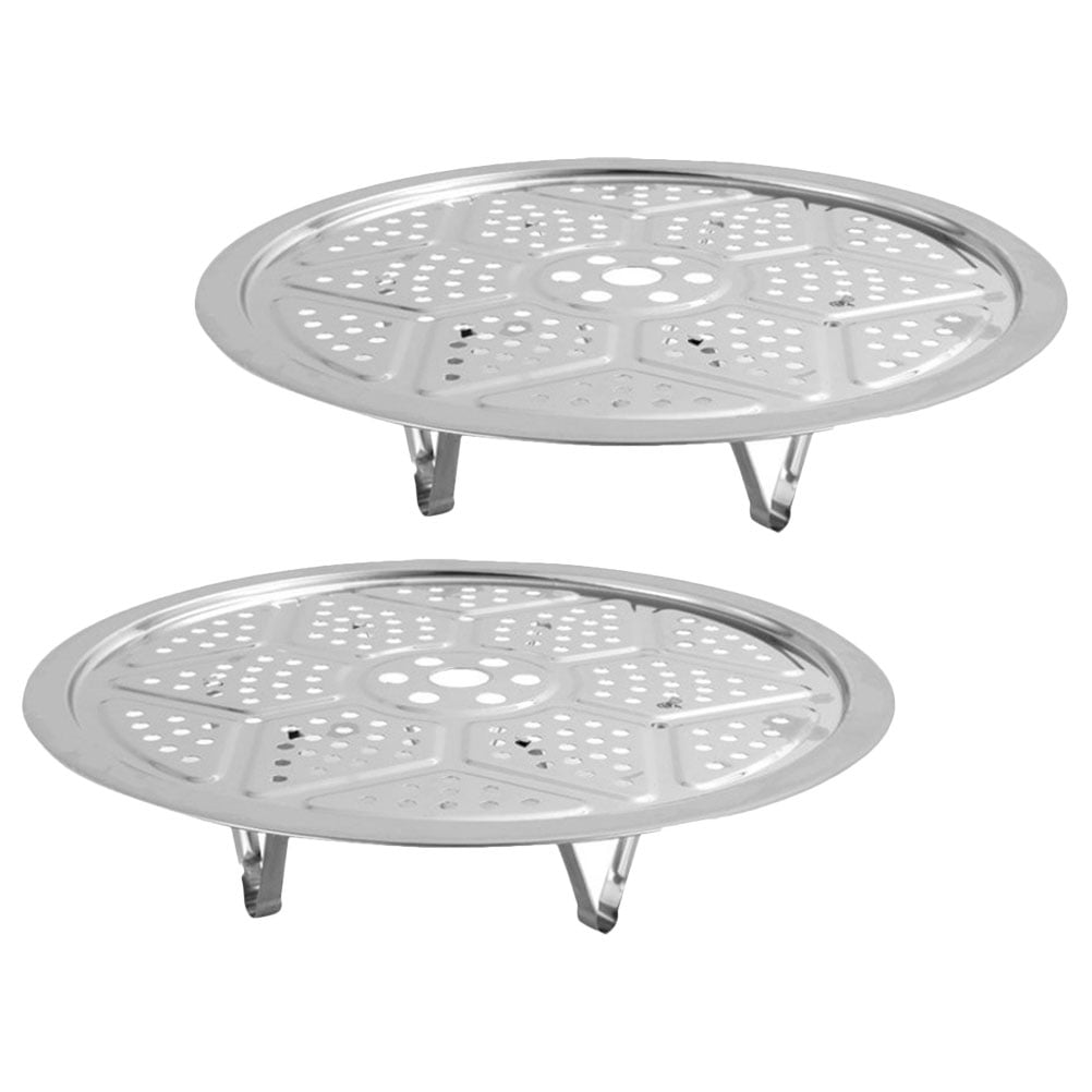 Qnmwood 2Pcs Stainless Steel Steamer Rack for Pot and Pressure Cooker ...