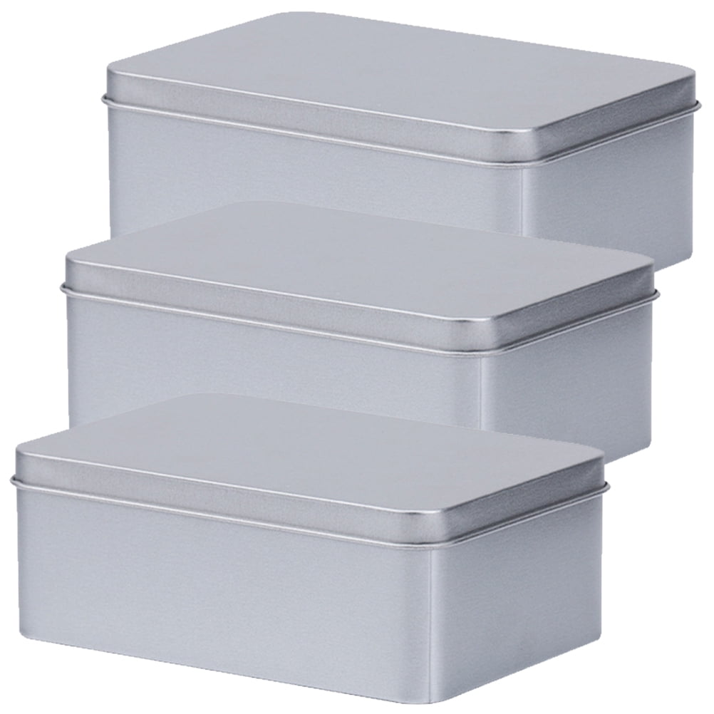 Metal storage box with lid store
