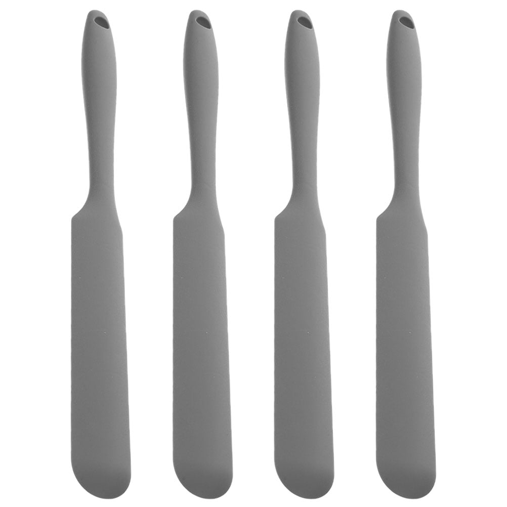 Qnmwood 4Pcs Silicone Spatula Set Heat Resistant Non-Stick Baking Tool ...