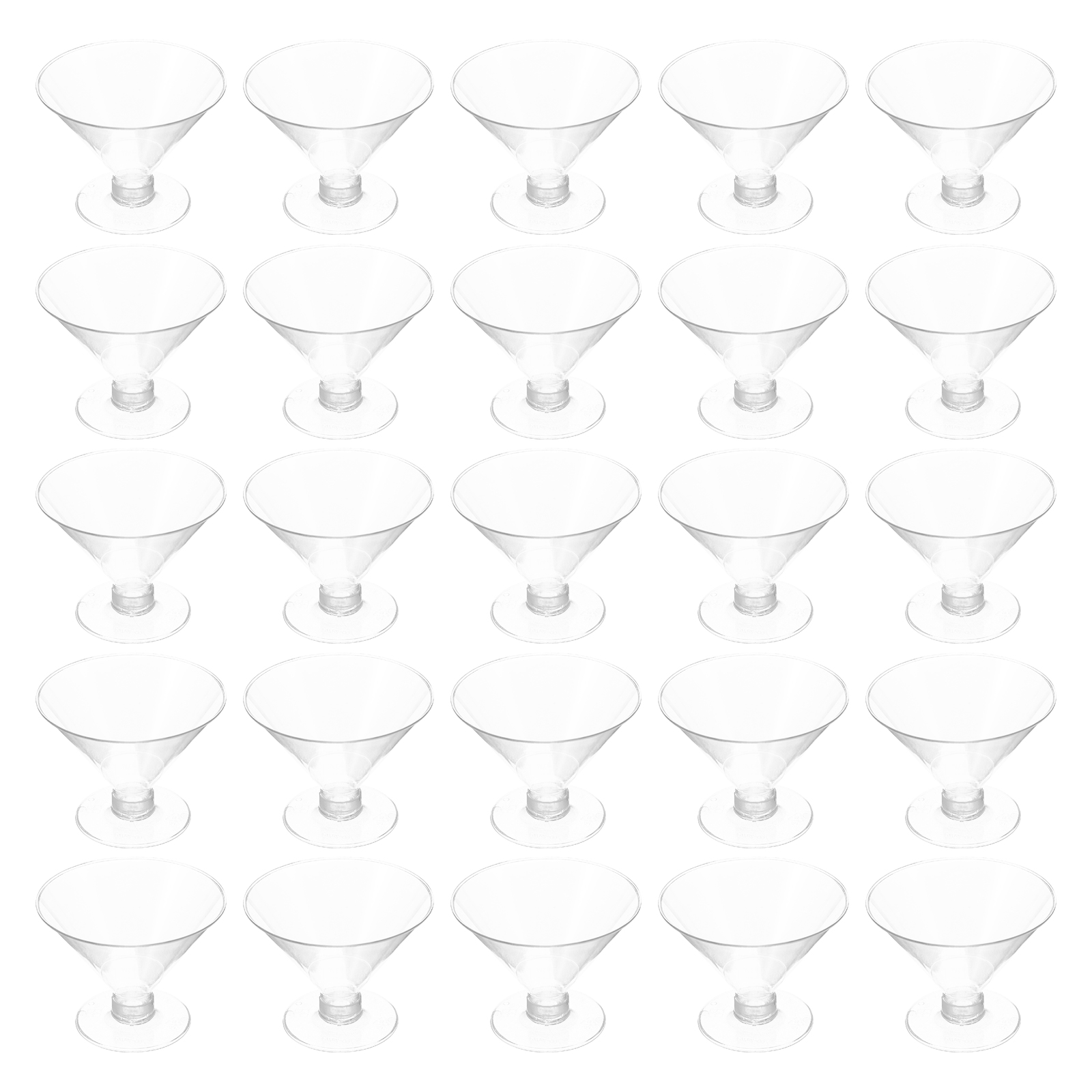 Qnmwood Cone Cup 25pcs Sundae and Soda Dessert DIY Parfait Banana ...