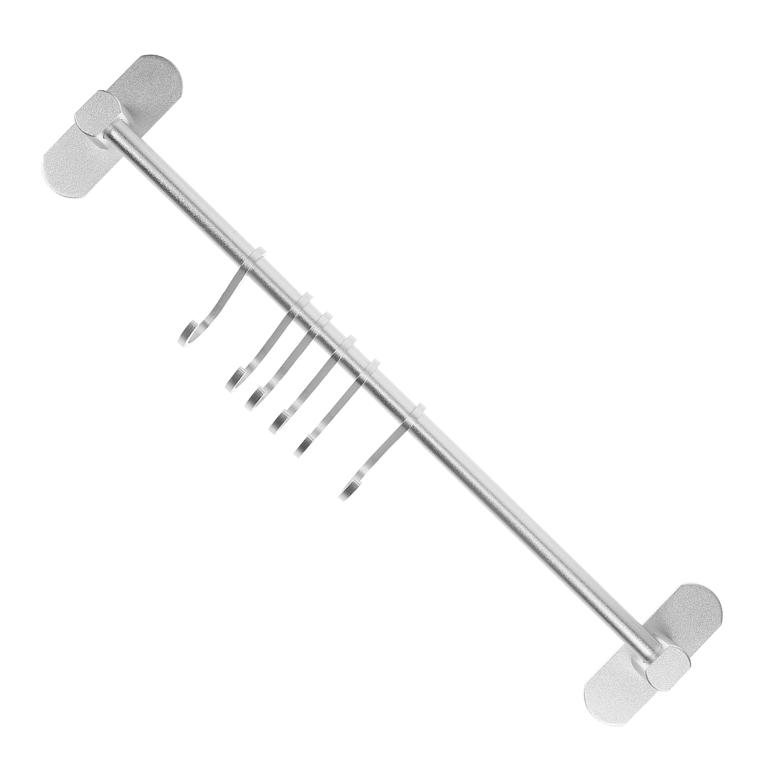 Qnmwood Hanging Spoon Rack with Sliding Hooks and 6 Hooks - Walmart.com